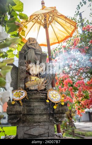 Throne altar for Acintya (or Sang Hyang Widhi Wasa), Balinese Hindu ...