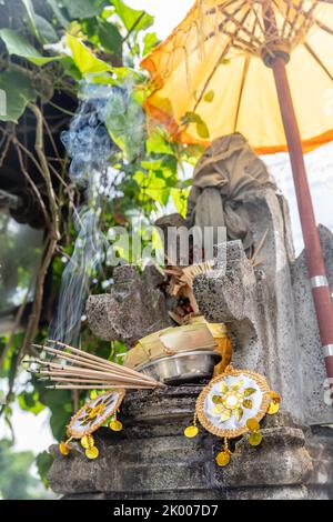 Throne altar for Acintya (or Sang Hyang Widhi Wasa), Balinese Hindu ...