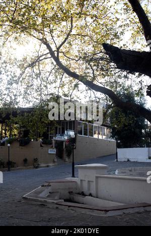 Greece, Dodecanese, Rhodes island Psinthos village and Fasouli springs ...