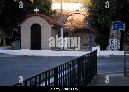 Greece, Dodecanese, Rhodes island Psinthos village and Fasouli springs ...