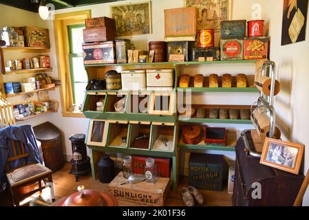 Oudeschild, Netherlands. August 2022. The interior of an old bakery ...