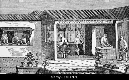 Tea plantation and factory, Canton Stock Photo - Alamy