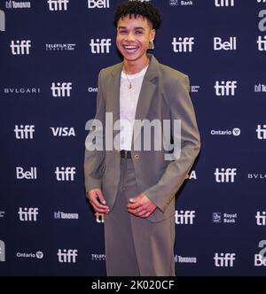Toronto, Canada, 08/09/2022, Miles Gutierrez-Riley attends the Toronto ...