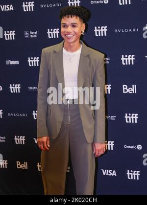 Toronto, Canada, 08/09/2022, Miles Gutierrez-Riley attends the Toronto ...