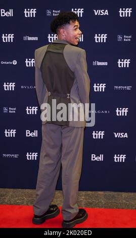 Toronto, Canada, 08/09/2022, Miles Gutierrez-Riley attends the Toronto ...