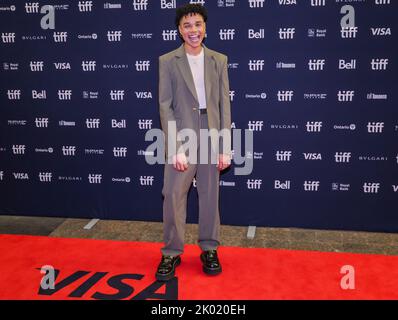 Toronto, Canada, 08/09/2022, Miles Gutierrez-Riley attends the Toronto ...