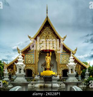 Wat Phra Singh Woramahawihan, Chiang Mai, Thailand, Asia Stock Photo ...