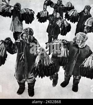 hunter of the North, Siberia, the Far East, of Russia Stock Photo - Alamy