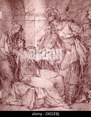 Vladimir and Rogneda 1770 by Anton Losenko Stock Photo - Alamy