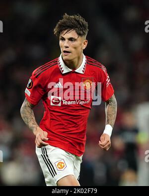 Manchester United's Alejandro Garnacho during the Carabao Cup fourth ...