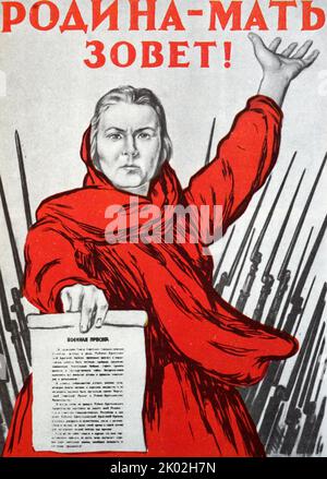 Wartime Propaganda Poster Stock Photo - Alamy