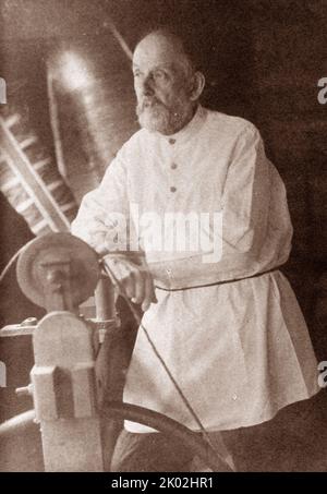 Cosmonautics founder Konstantin Eduardovich Tsiolkovsky (1857 - 1935 ...