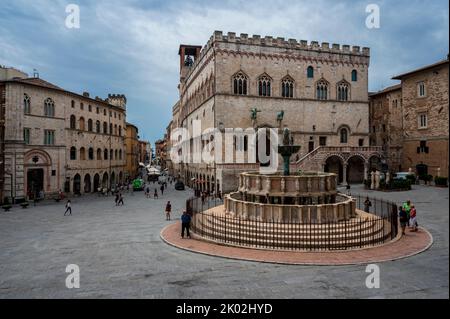 Perugia. Art of the palaces and churches of the medieval historic ...