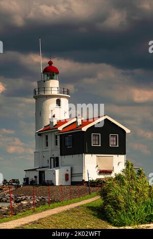 Marks Lighthouse, Marker Sea, Waterland, Netherlands Stock Photo - Alamy