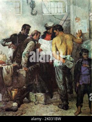 Soviet children's book Illustration showing teaching about Lenin ...