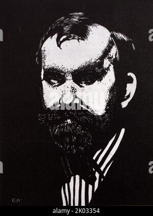 Self Portrait by Boris Kustodiev Stock Photo - Alamy