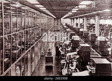 Soviet Russian factory. 1965 Stock Photo - Alamy