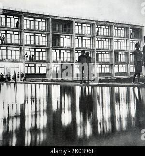 Soviet Russian public housing project 1965 Stock Photo - Alamy