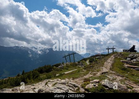 Venet mountain railway, Alps, Zams, Tyrol, Austria Stock Photo - Alamy