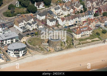 View of Sandgate Castle- an artillery fort originally constructed by ...