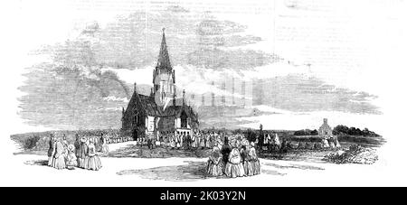 Islington Chapel in Islington cemetery, London, England, Uk Stock Photo ...