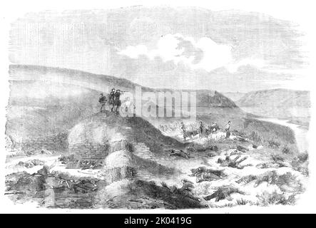 Sandbag battery defended by the Guards, Battle of Inkerman. Crimean War ...