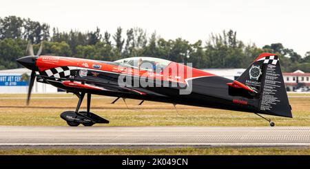 The incredible Rob Holland at the Stuart Air Show Stock Photo - Alamy