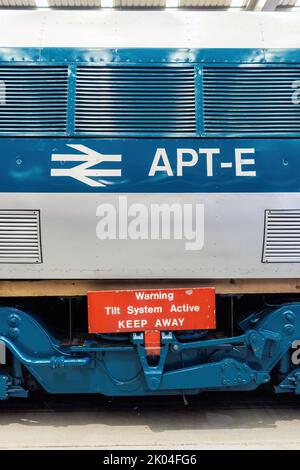 Advanced Passenger Train (APT) prototype on display at Railway Age ...