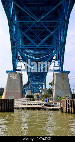 6580 feet/2010 meter Main Avenue Bridge (Harold Burton Memorial bridge ...