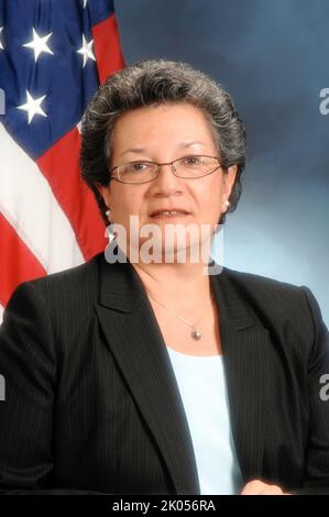 Official portrait and passport sitting for Mercedes Marquez, Assistant ...