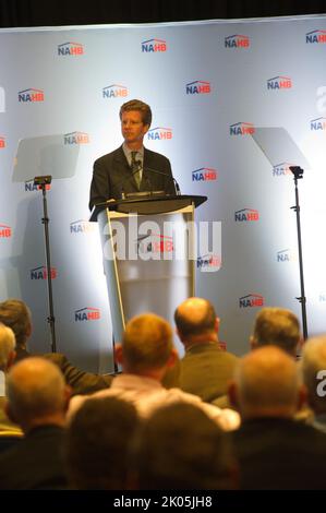Secretary Shaun Donovan addressing National Association of Home ...