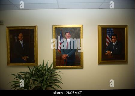 Official painted portraits of HUD Secretaries, on display Stock Photo ...