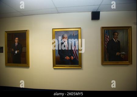 Official painted portraits of HUD Secretaries, on display Stock Photo ...