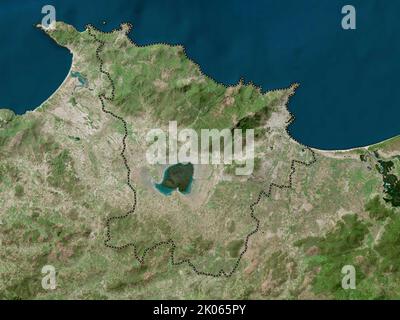 Annaba, province of Algeria. High resolution satellite map. Corner ...