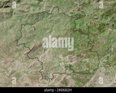 Constantine, province of Algeria. High resolution satellite map ...