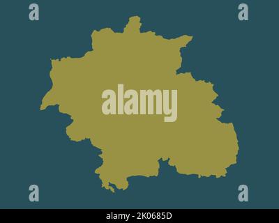 Constantine, province of Algeria. Solid color shape. Locations of major ...