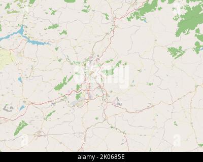 Constantine, province of Algeria. Open Street Map. Locations and names ...