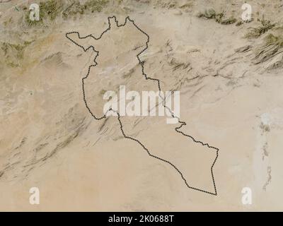 Djelfa, province of Algeria. Low resolution satellite map. Locations ...