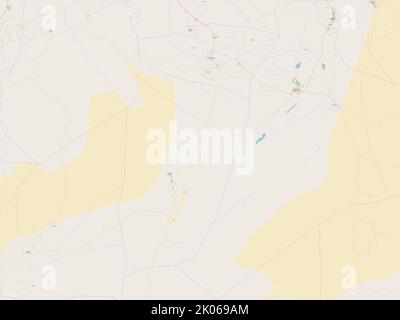 Ghardaia, province of Algeria. Open Street Map. Locations of major ...