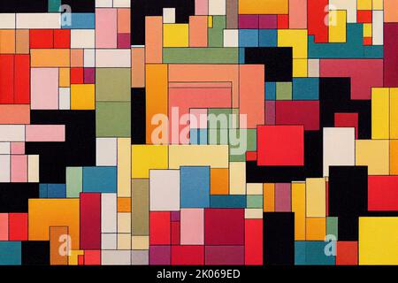 Tiny squares different color pattern background. Colorful wallpaper ...