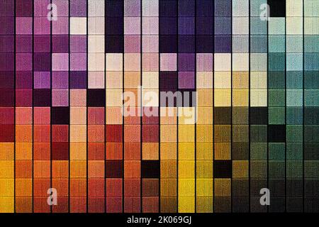 Tiny squares different color pattern background. Colorful wallpaper ...