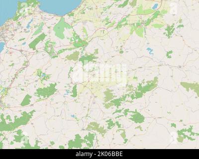 Mascara, province of Algeria. Open Street Map. Locations and names of ...