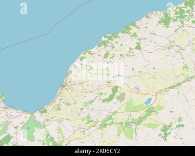 Mostaganem, province of Algeria. Open Street Map. Locations and names ...
