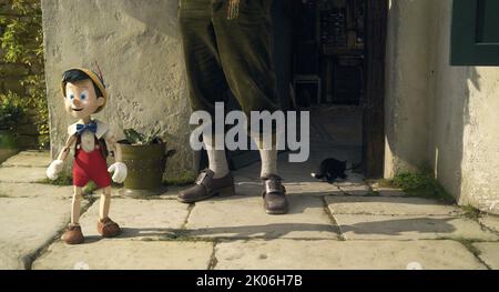 PINOCCHIO, from left: from left: Pinocchio (voiced: Benjamin Evan Ainsworth), Jiminy Cricket ...