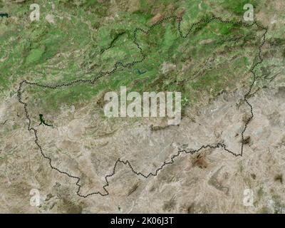 Souk Ahras, province of Algeria. High resolution satellite map ...
