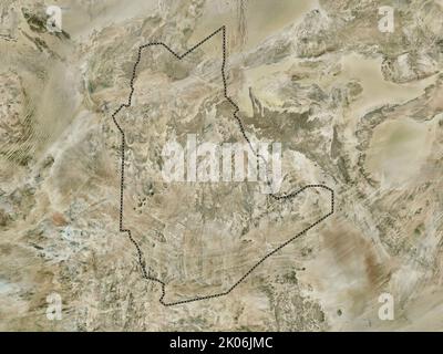 Tamanghasset, province of Algeria. High resolution satellite map ...