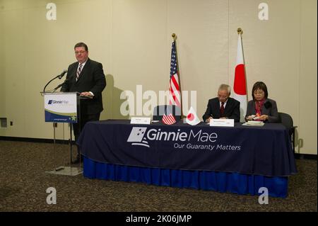 Signing event for Memorandum of Understanding between Ginnie Mae and ...