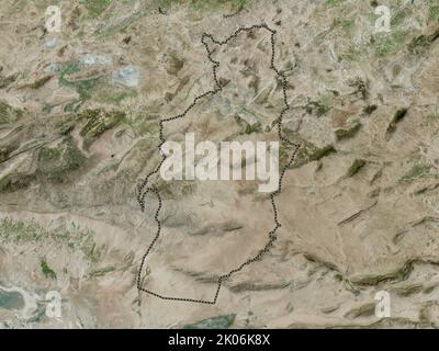 Tebessa, province of Algeria. High resolution satellite map. Locations ...