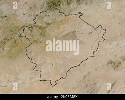 Tiaret, province of Algeria. Low resolution satellite map. Locations ...