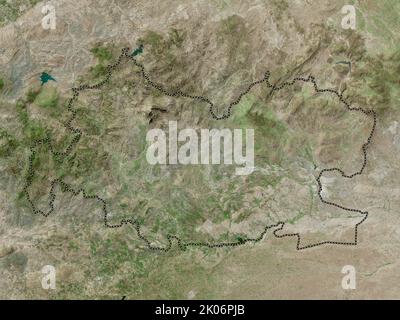 Tissemsilt, province of Algeria. High resolution satellite map ...